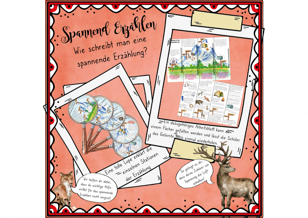 Spannend Erzählen / Eine Erzählung schreiben - Materialtanten