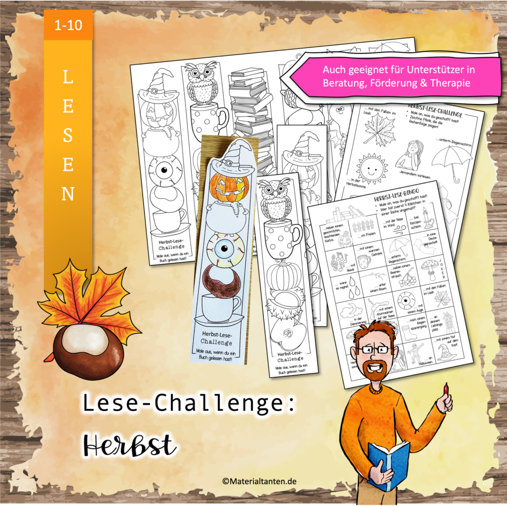 Herbst: Lese-Challenge - Materialtanten