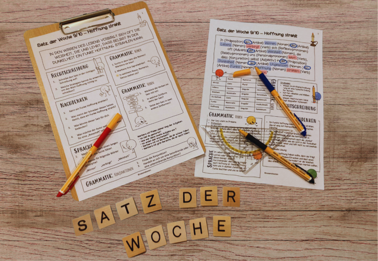 Satz der Woche | Materialtanten